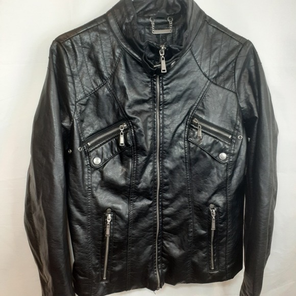 Limited Too | Jackets & Coats | Limited Too Womens Large Black Faux ...